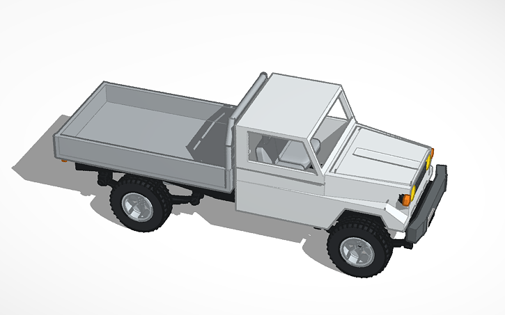 3D design 75 Series Landcruiser - Tinkercad
