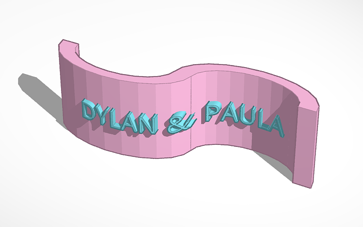 3D design Dylan & Paula - Tinkercad