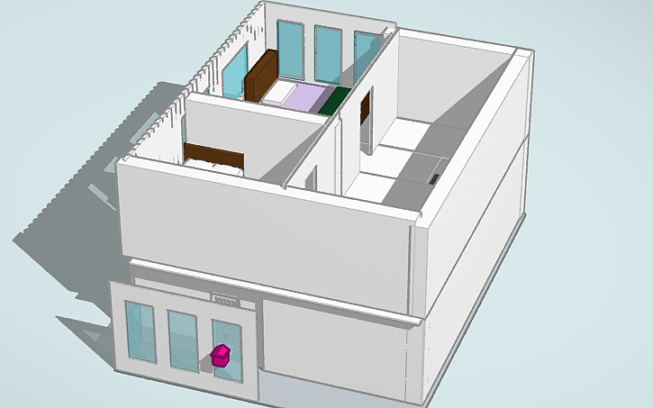 3D design Copy of Interior Design Challenge - Tinkercad