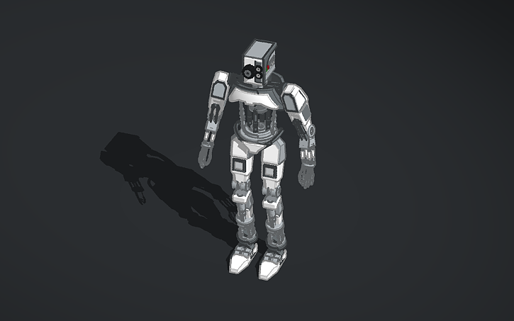 3D design Humanoid Robot - Tinkercad