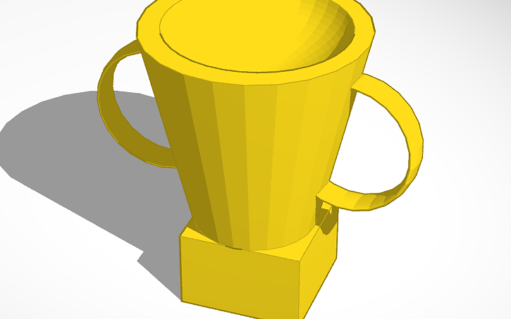 3D design trophy - Tinkercad