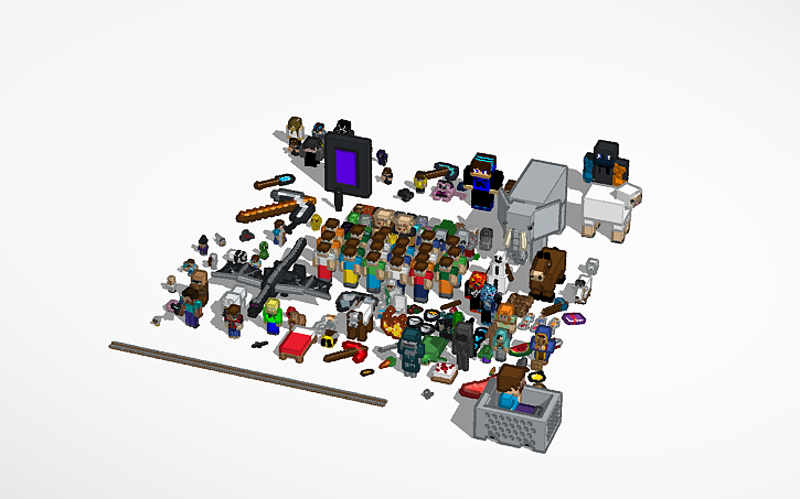 3D design Minecraft - Tinkercad