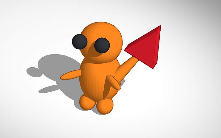 3D design Chamander - Tinkercad