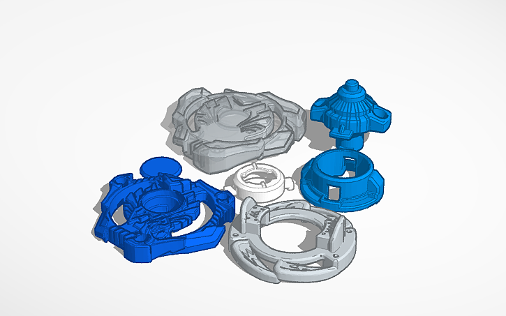 3D design B-01 Valkyrie Wing Accel - Beyblade Burst Model - Tinkercad