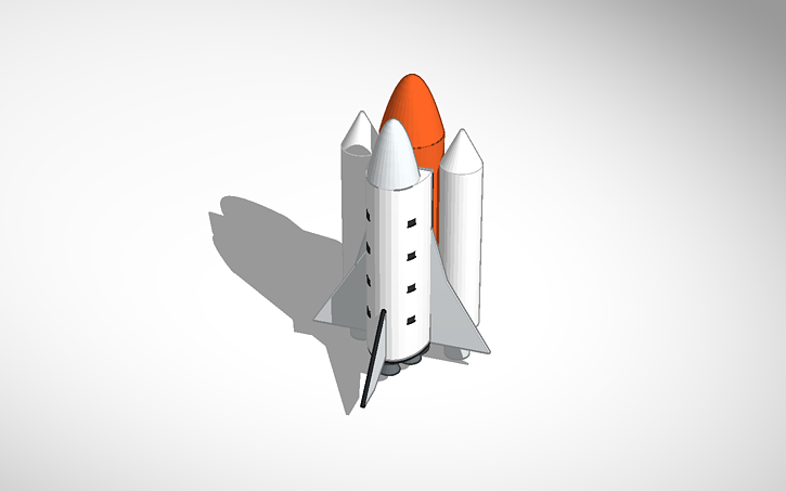 3D design Space Shuttle - Tinkercad