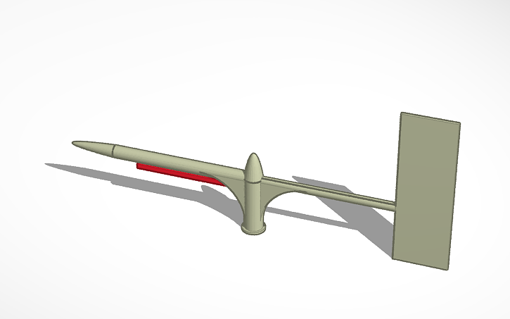 3D design vane - Tinkercad