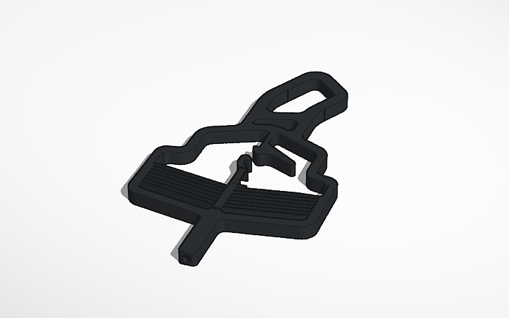 3D design toothpick gun - Tinkercad