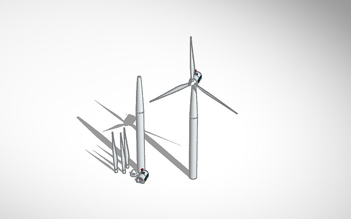 3D design HSW 250 WIND TURBINE - Tinkercad