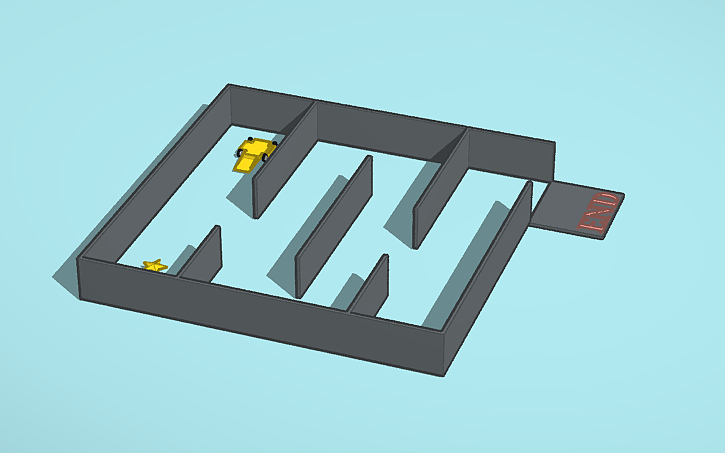 3D design Robot Challenge - Maze Complete!! - Tinkercad