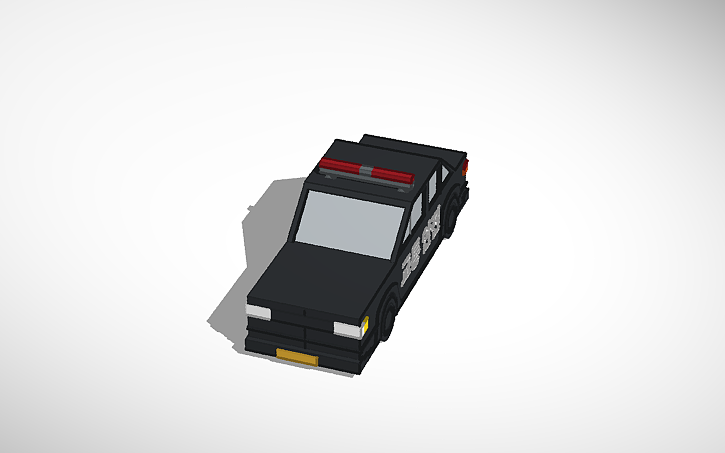 3D design DPRK Police Car - Tinkercad