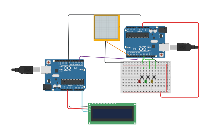 Circuit design ARDUINO COMMUNICATION - Tinkercad