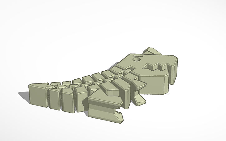 3D design t rex flex xtra - Tinkercad