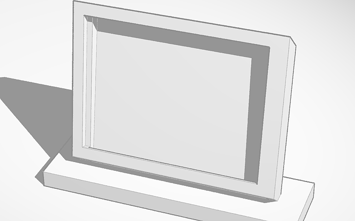 3D design picture frame - Tinkercad