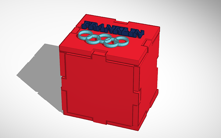 3D design CUBO ARMABLE - Tinkercad