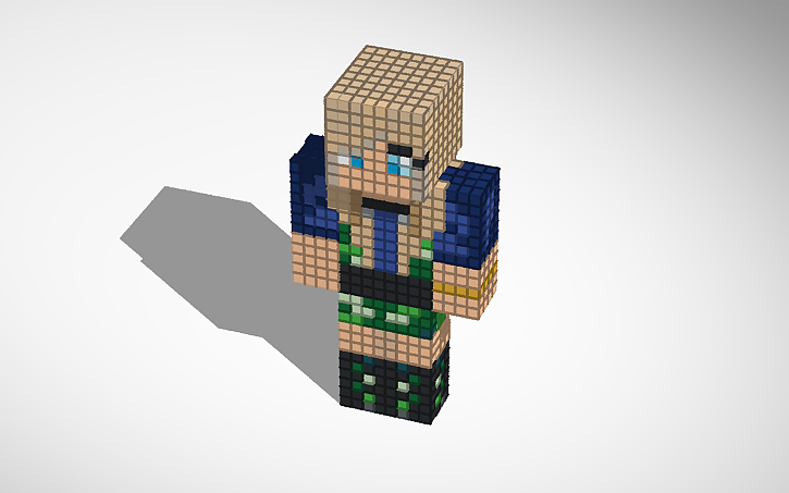 3D design Minecraft Girl by Rumi - Tinkercad