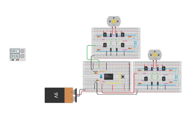 Circuit design Cool Blad-Snaget - Tinkercad