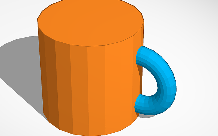 3D design cup 3d - Tinkercad