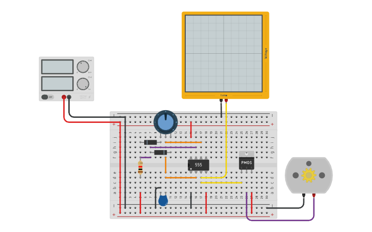 Circuit design 555 PWM generator V2 - Tinkercad