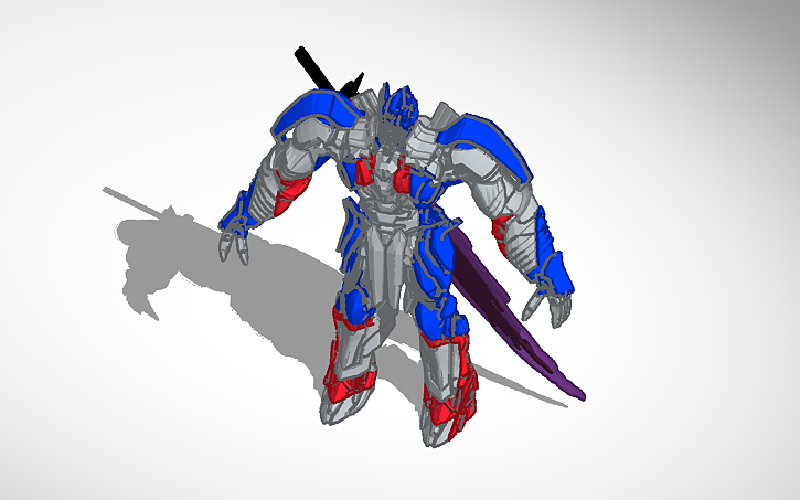3D design Transformers octemis preim - Tinkercad