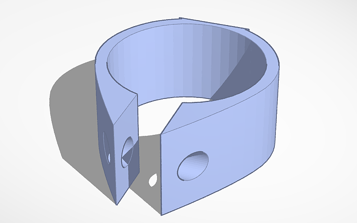 3D design Roller Door Anti Coning Collar - Tinkercad