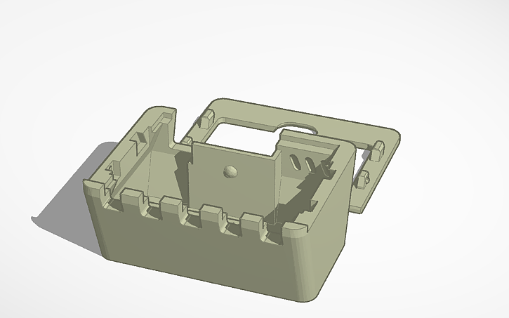 3D design Carcasa para Micro:bit y portapilas - Tinkercad
