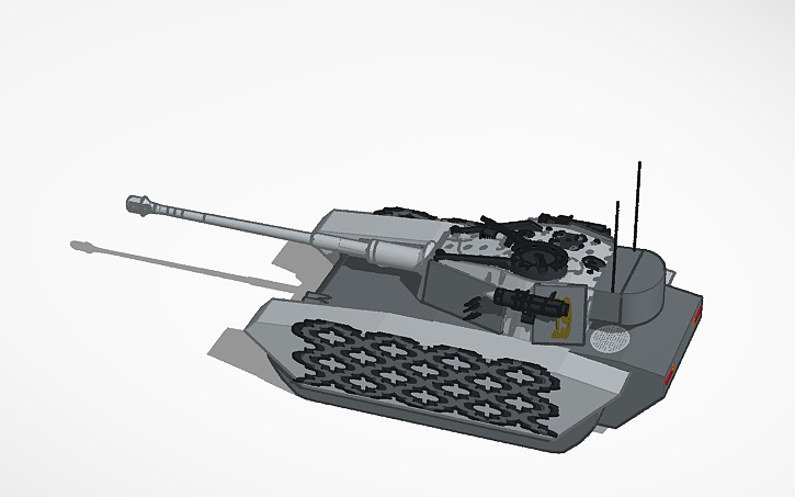 3D design Tiger Jager panzer ausf III - Tinkercad
