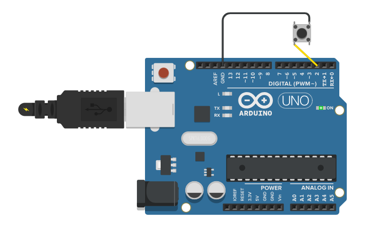 Circuit design Casino Machine 2 BTN Arduino Simple Students - Tinkercad