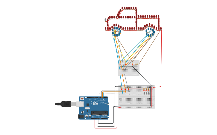 Circuit design Make it glow Truck - Tinkercad