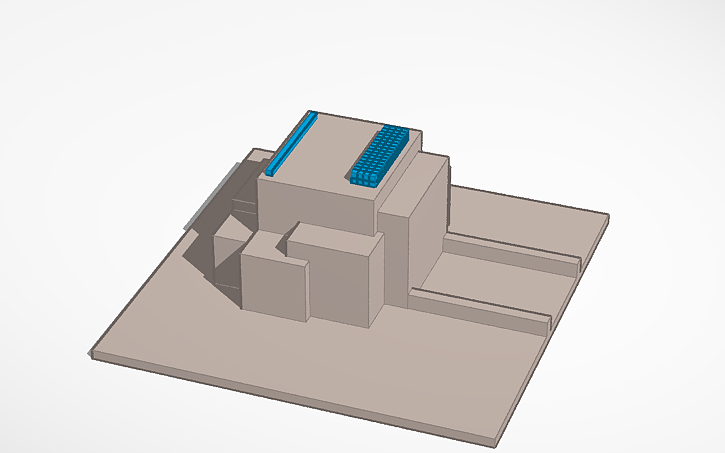 3D design Day 207 of Tinker Every Day: Sim lab waterfall - Tinkercad