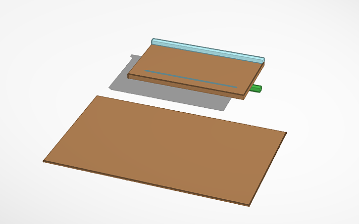 3D design Double- waterfall maker sim lab - Tinkercad