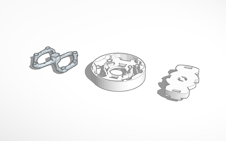3D design Beyblade Rurst: Rise template - Tinkercad
