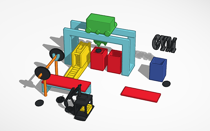 3D design gym - Tinkercad