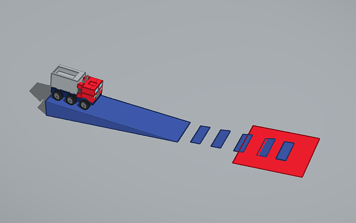 3D design truck with suspension sim lab - Tinkercad