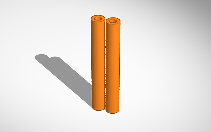 3D design Large bobbin shaft - Tinkercad