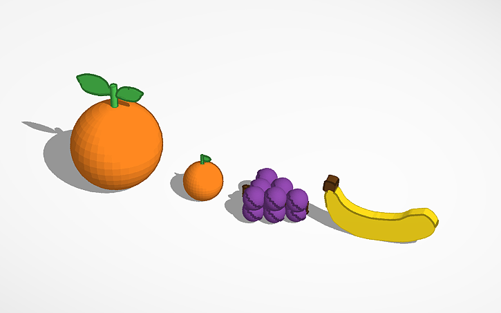 3D design Design A Fruit - Tinkercad