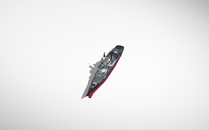 3D design USS Raymond Jay CSGN-9 Strike Cruiser - Tinkercad