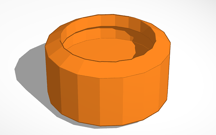 3D design screw cap - Tinkercad