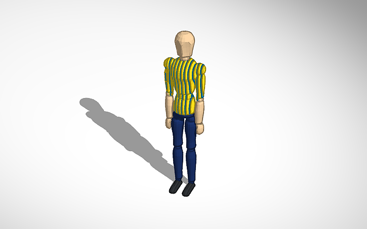 3D design scp 3008 worker - Tinkercad