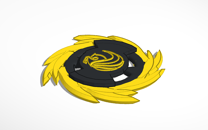 3D design "lightning Qilin" beyblade switchframe layer key and frame ...