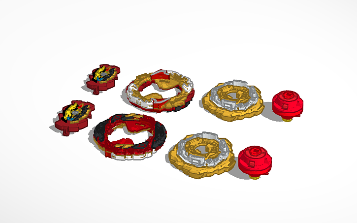 3D design Beyblade Burst World Spriggan - Tinkercad