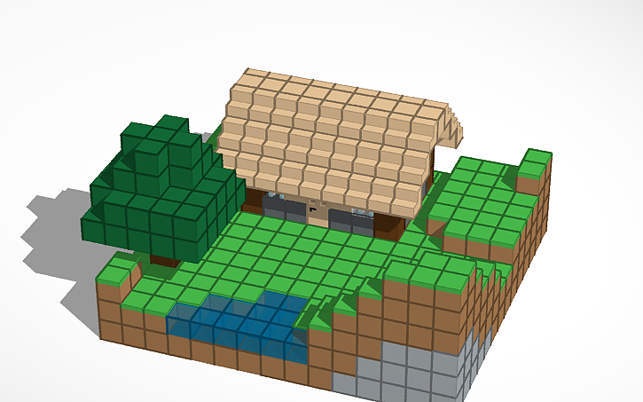 3D design Minecraft - Tinkercad