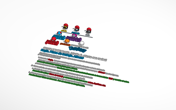 3D design pokemon - Tinkercad