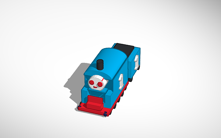 3D design Thomas the tank engine - Tinkercad