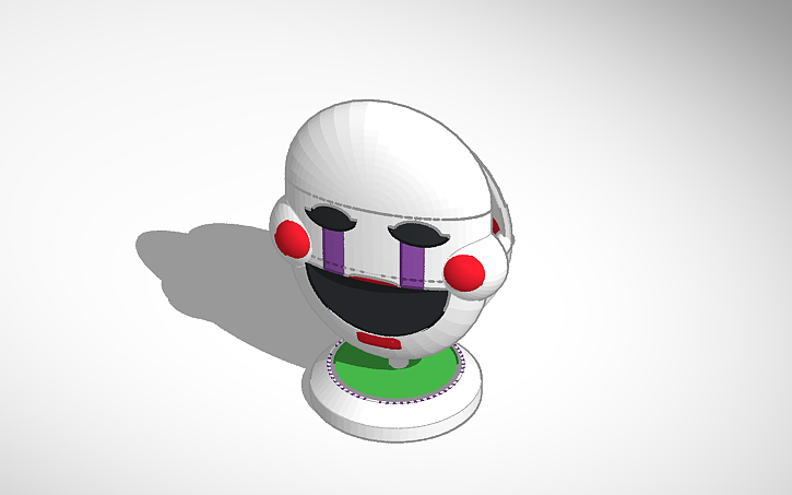 3D design The puppet masks - Tinkercad