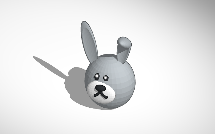 3D design BUNNY!!!! - Tinkercad