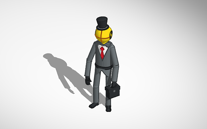 3D design classy dummy - Tinkercad