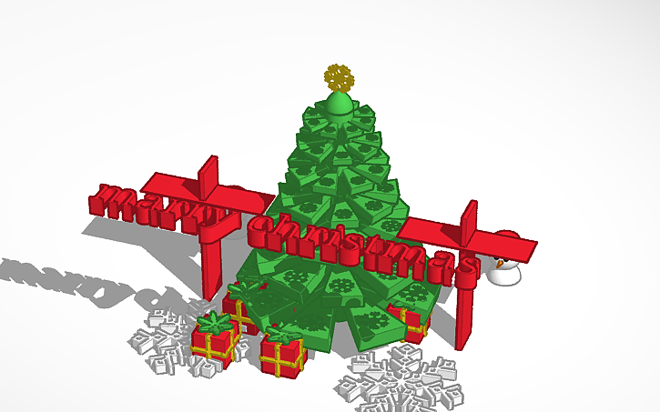 3D design christmas - Tinkercad