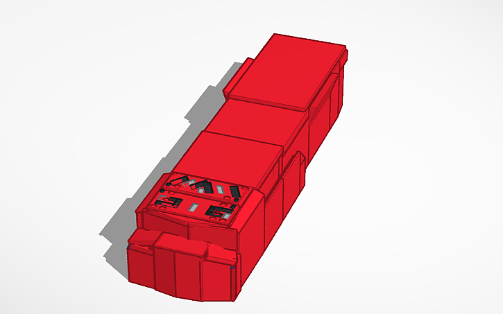 3D design Copy of Trackmaster EMD SD70ACU - Tinkercad
