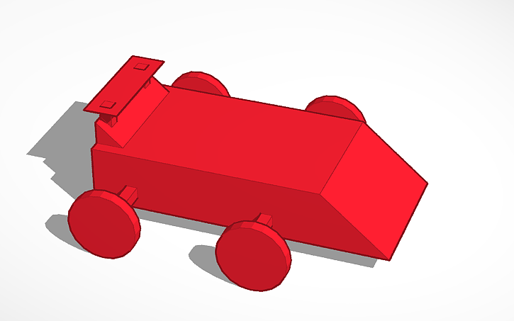3D design devious car - Tinkercad