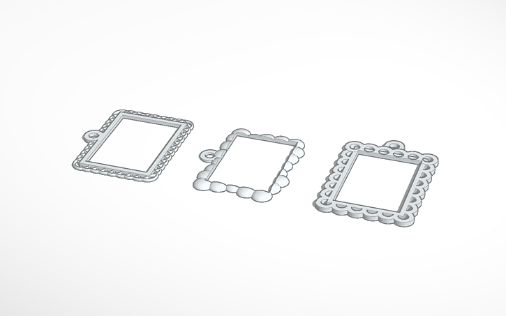 3D design Picture frame - Tinkercad